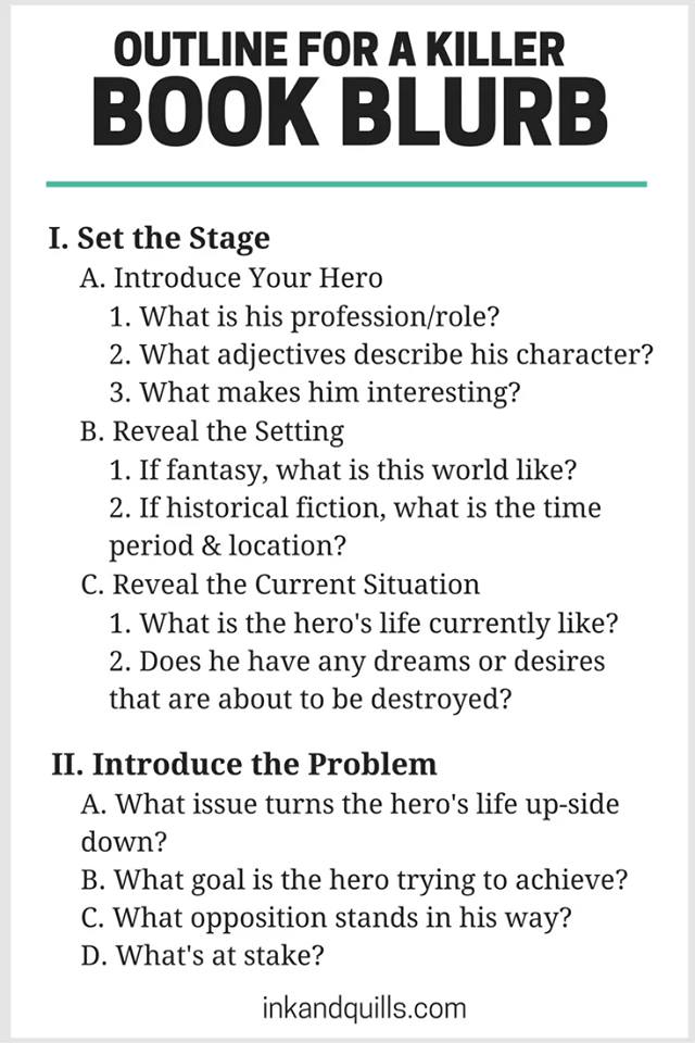 Killer Book Blurbs